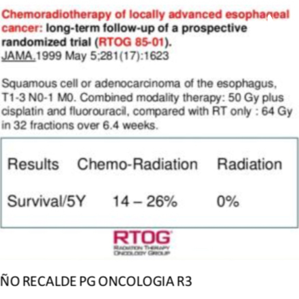 RTOG 85-01 tto ca esofago | Listen to Podcasts On Demand Free | TuneIn