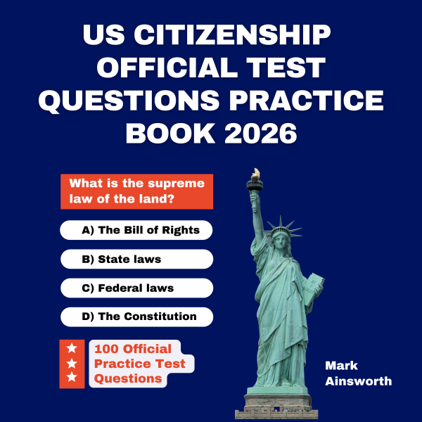 US Citizenship Official Test Questions Practice Book 2026 | Free ...